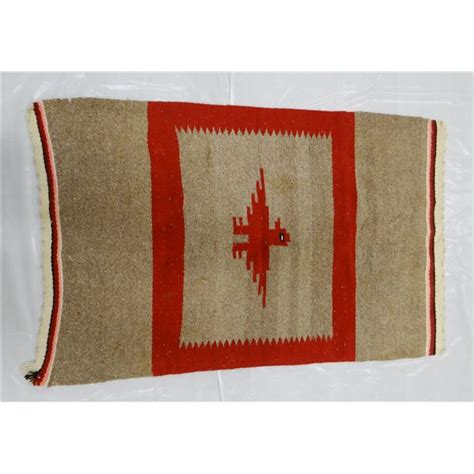 Navajo Style Weaving Red Thunderbird 39 X 25