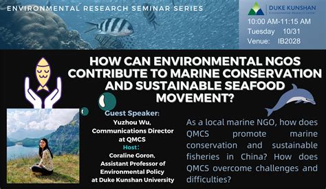 ERC SeminarHow Can Environmental NGOs Contribute To Marine