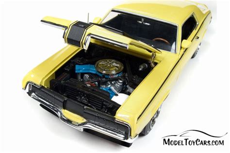 1970 Mercury Cougar Eliminator Hard Top Yellow Auto World Amm1155