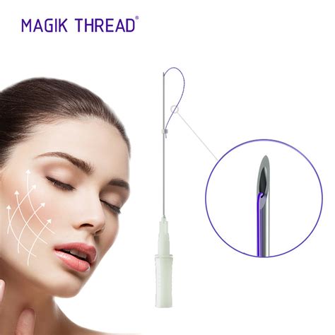 Magik Thread 100mm 18g Cannula Pdo Thread Lift Korean Pdo Threads 6 D