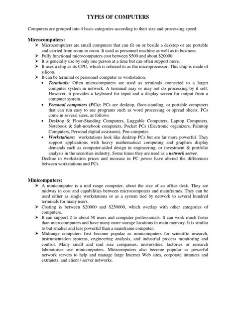 1 1 types of computers pdf personal computers microcomputers