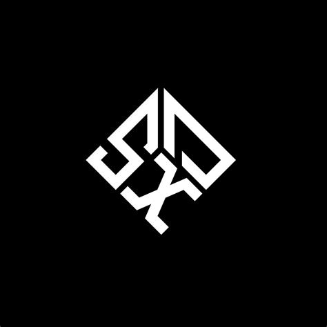 Sxd Letter Logo Design On Black Background Sxd Creative Initials