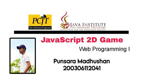 javascript 2d game web programming ¡ java institute for advanced