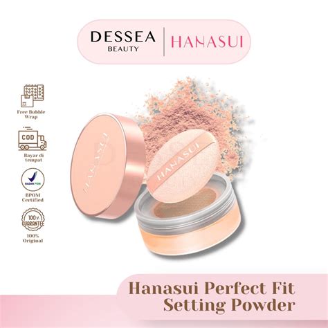Jual Hanasui Perfect Fit Setting Powder Loose Powder Bedak Shopee
