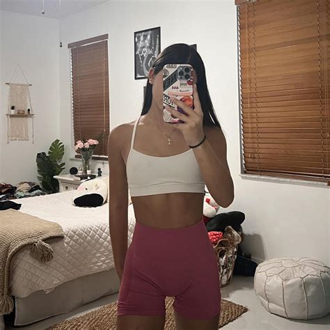 Xs Pink Nvgtn Workout Shorts Never Worn Depop