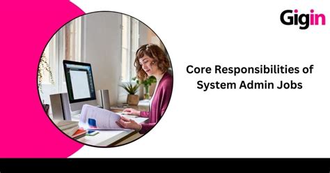 Core Responsibilities Of System Admin Jobs