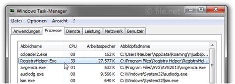 RegistryHelper Exe Windows Prozess Was Ist Das