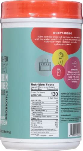 Natreve Fudge Brownie Gluten Free Grass Fed Whey Protein Powder 238