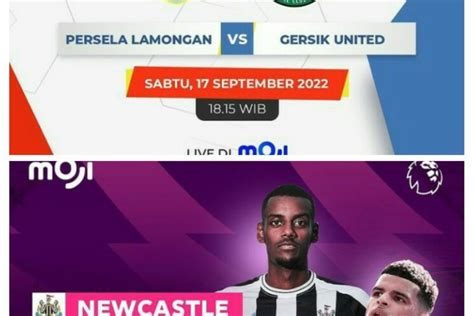 Jadwal Acara TV MOJI TV Sabtu 17 September 2022 Ada Live Liga 2