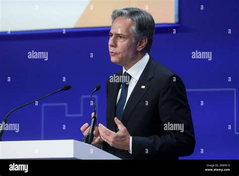 Us Secretary Of State Antony Blinken Speaks During The Ukraine