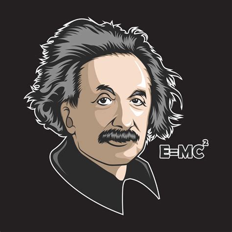 Albert Einstein Vector 10841882 Vector Art At Vecteezy