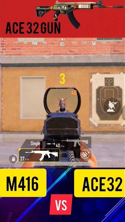 Damage Test Bgmi Mobile Ace32 Vs M416 Which Is The Better Assault Rifle