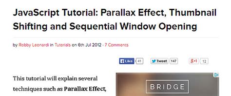 14 Stellar Parallax Design Tutorials Designmantic