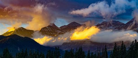 2560x1080 Sunrise Over Mount Timpanogos Wallpaper2560x1080 Resolution