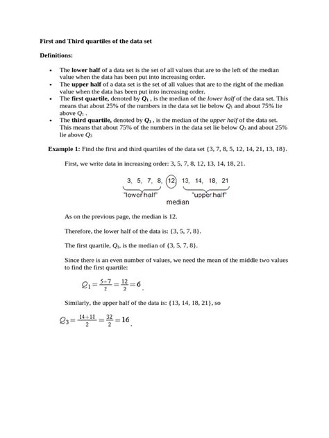 Data Preprocessing Problems Quartile Box Whisker Pdf Descriptive Statistics Statistical