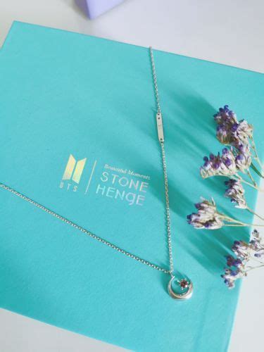 Bts Logo Necklace With Elegant Details