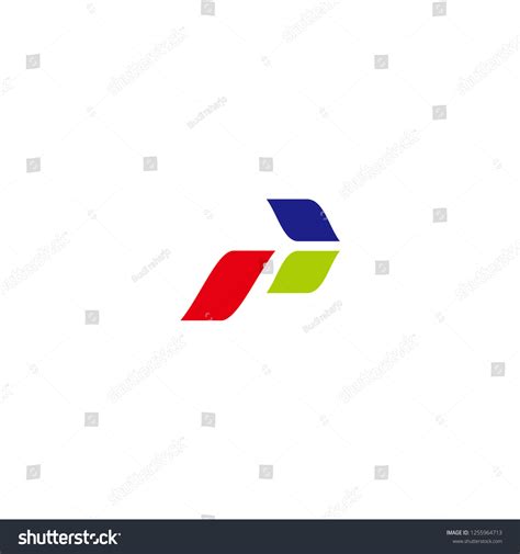 P Logo Letter Vector Inspirations เวกเตอร์สต็อก ปลอดค่าลิขสิทธิ์