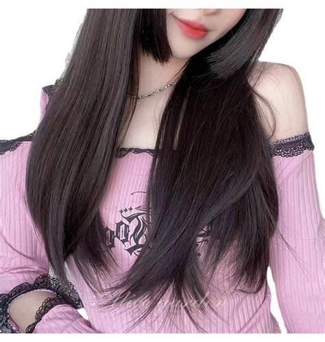 앞머리 히메컷 얼굴소멸 통가발 긴머리 생머리 자연스러운 가발 코스프레 티몬