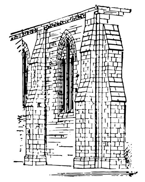 Buttress Built Vintage Engraving 13768194 Vector Art At Vecteezy