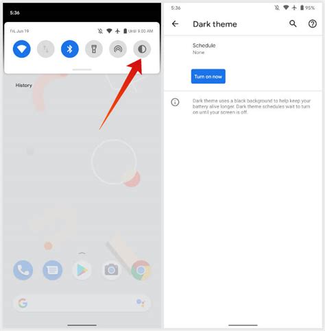 How To Schedule Automatic Dark Theme On Android 11 MashTips