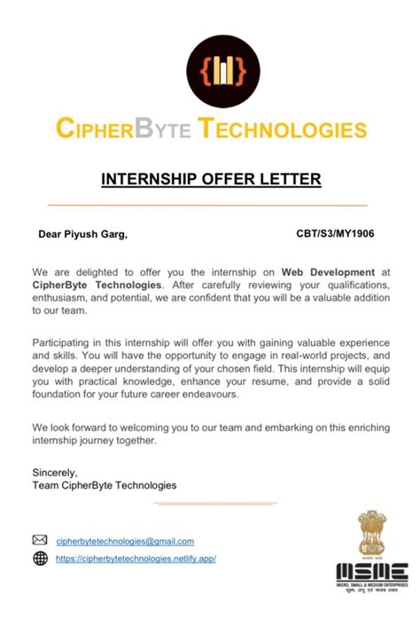 piyush garg on linkedin cipherbytetech internship webdevelopment