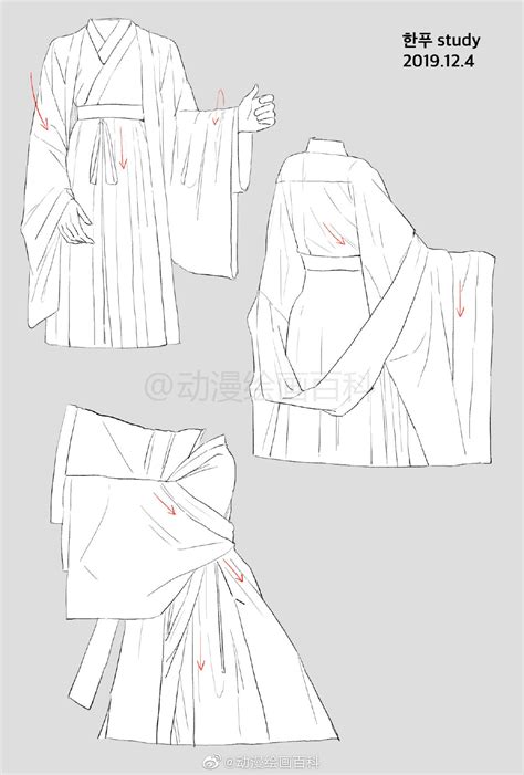 衣服褶皱的画法 堆糖美图壁纸兴趣社区