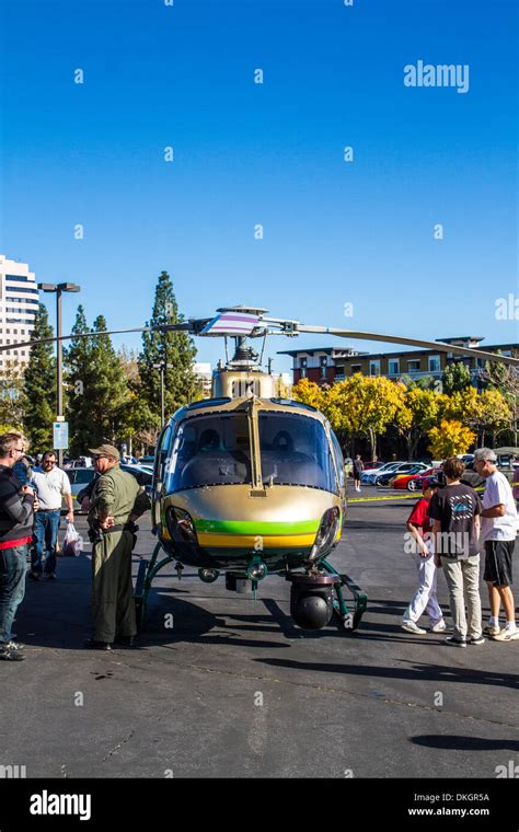 Los Angeles County Sheriffs Helicopter At The 2013 Motor4toys Event In