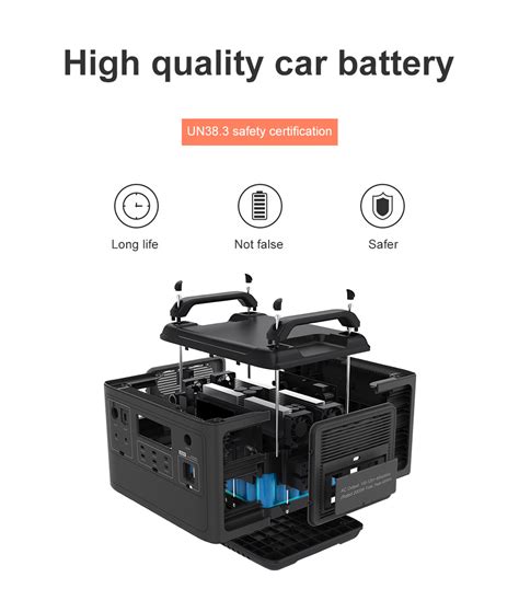 New Energy Generator Mppt Input Two Way 2000W Quick Lifepo4 Portable