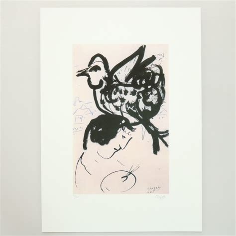Marc Chagall Signed Offset Lithograph Charitystars