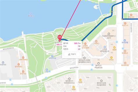 네이버지도 직선거리 측정 빠른길찾기 거리재기 방법 네이버 블로그