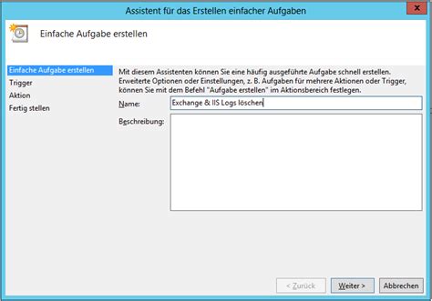 Exchange IIS Log Dateien regelmäßig löschen chilltimes de