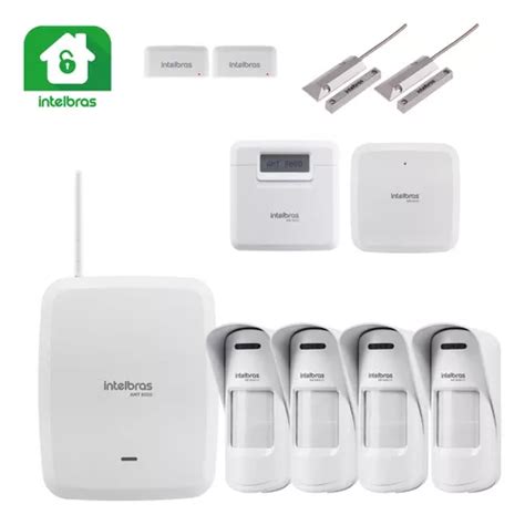 Kit Alarme Amt 8000 Wifi E Sem Fio Com Sensores Externos Parcelamento