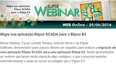 Migrando Aplicação Elipse Scada Para Elipse E3