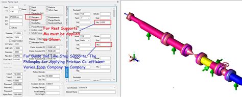 Pipe Support Friction Coefficient And Frictional Loads On Pipe Supports