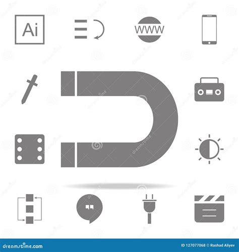 Magnet Icon Web Icons Universal Set For Web And Mobile Stock