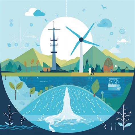 The Waterenergy Nexus Image Of A Renewable Energy Project And Its Water