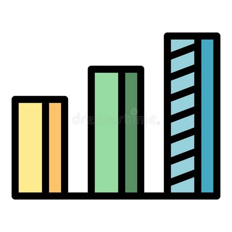 Graph Chart Benchmark Icon Vector Flat Stock Vector Illustration Of