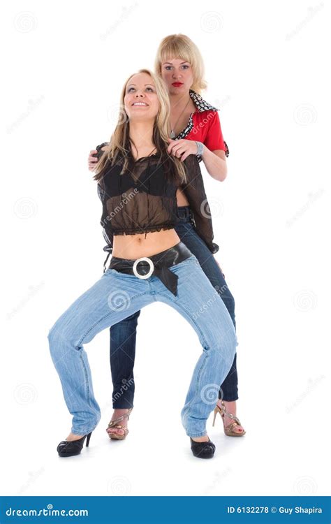 Verticale De Deux Filles Amoureuses Photo Stock Image Du Lesbienne