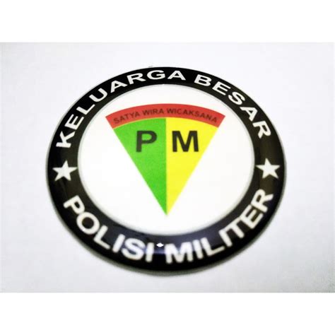 Jual Stiker Timbul Atau Stiker Emblem Logo Polisi Militer Limited