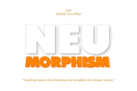 Premium Vector Text Effect Minimal Style Editable Neumorphism Text