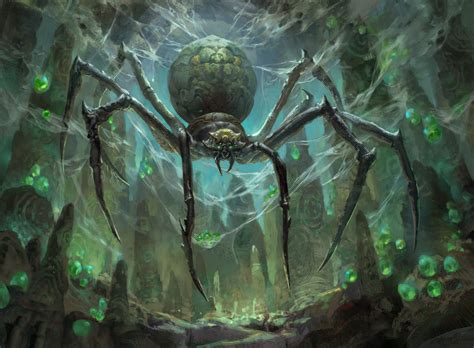 Artstation Mtg Hatchery Spider Livia Prima Spider Art Dark Fantasy Art Mythical