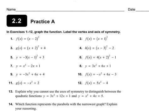answered name 2 2 practice a in exercises 1 12 … bartleby