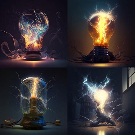 Premium Photo Electric Light Generative Ai