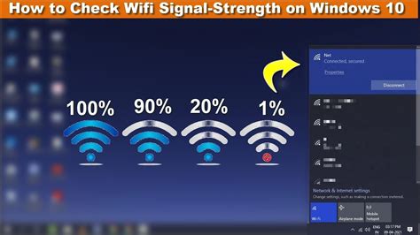 How To Check Your Wi Fi Signal Strength On Windows 10 YouTube