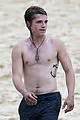Josh Hutcherson Shirtless Frisbee Player Photo 2769862 Josh