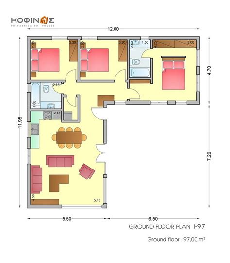 Denah Rumah Minimalis 3 Kamar 2 Kamar Mandi