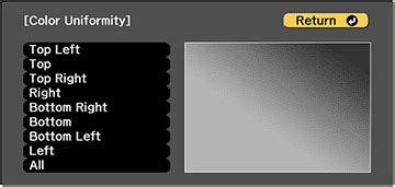 Adjusting Color Uniformity