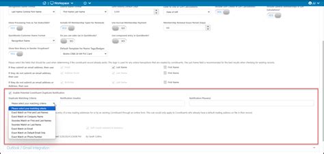 Duplicate Record Search Criteria Prevention And Identification Donorview