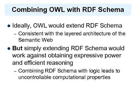 Chapter 4 Owl Based On Slides From Grigoris