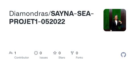 GitHub Diamondras SAYNA SEA PROJET1 052022